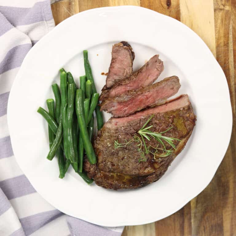 How to cook ribeye (rib fillet) steak in the air fryer