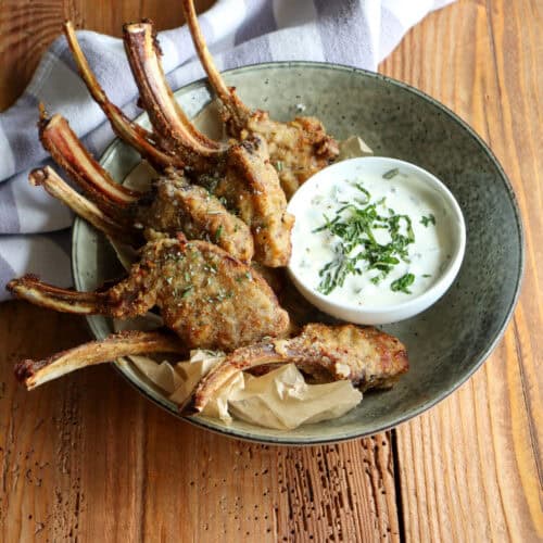 how to cook crumbed lamb cutlets in the oven